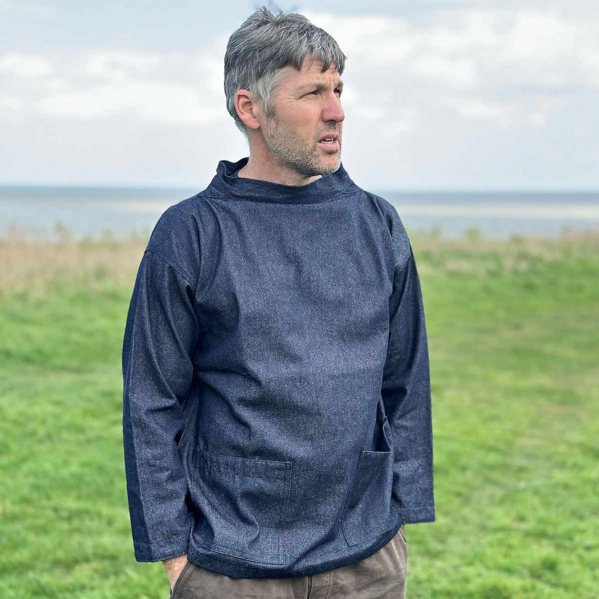 The Classic Smock - Denim – yarmouthoilskins