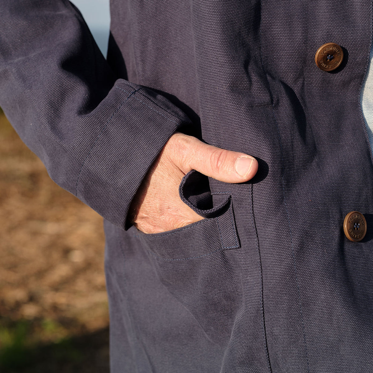 The Captain's Coat - Navy – yarmouthoilskins