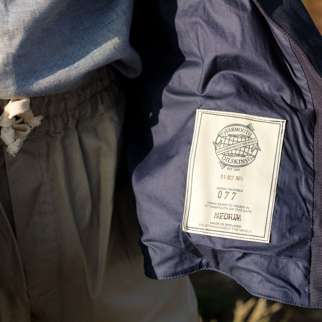 The Captain's Coat - Navy – yarmouthoilskins