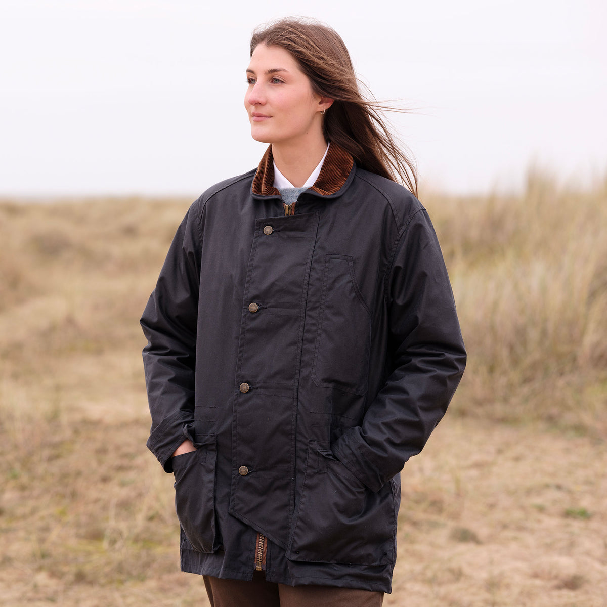 The Slicker Jacket - Navy – yarmouthoilskins