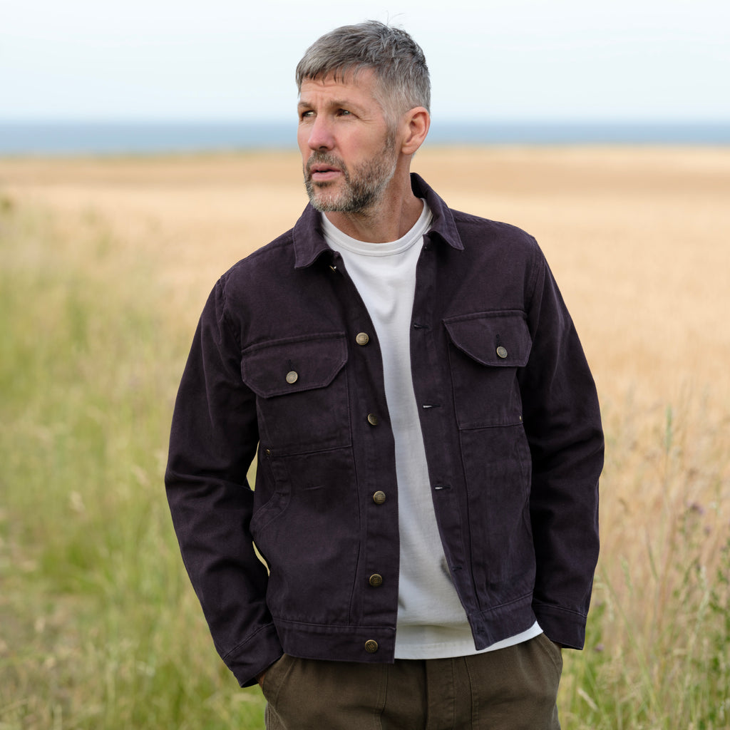 The Drivers Jacket - Navy – yarmouthoilskins