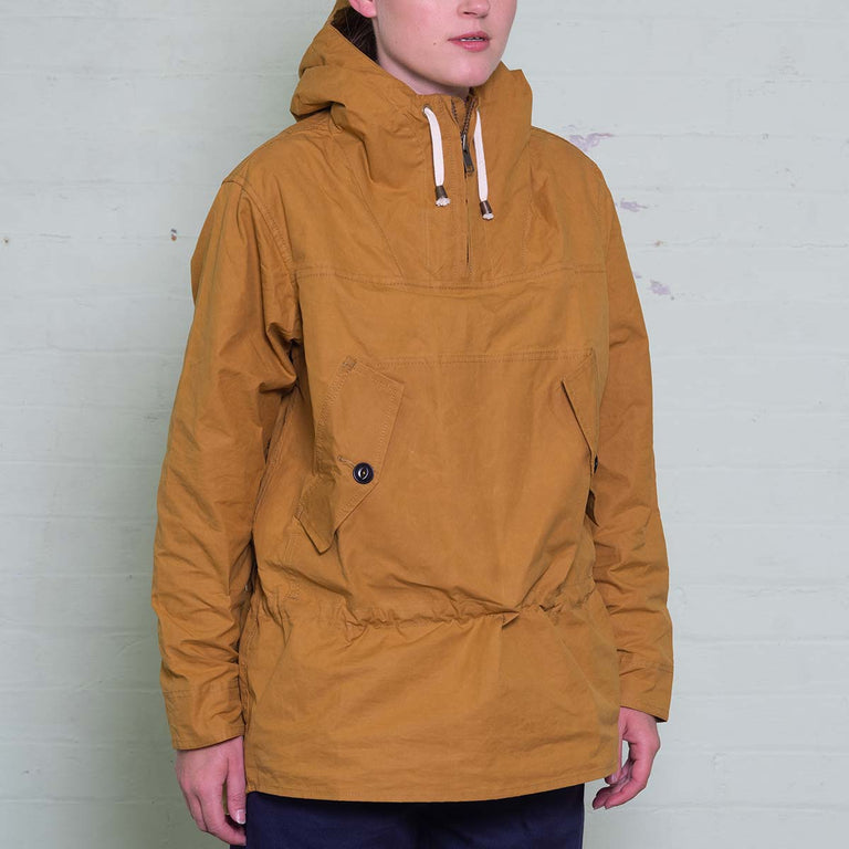 The Hooded Smock - Mustard – yarmouthoilskins